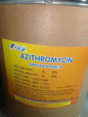 Azithromycin Powder At Rs 12000kg Azithromycin Dihydrate Powder In