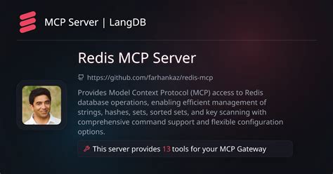 Redis Mcp Server Langdb