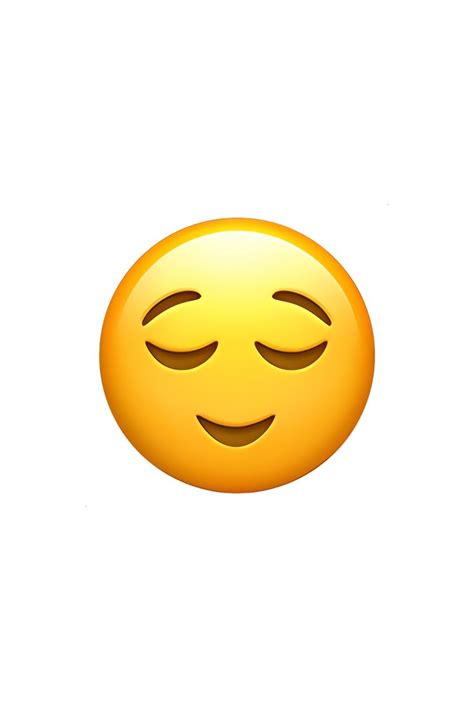 Relieved Smiley Face