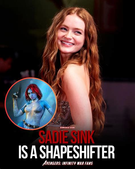 Sadie Sink Is Reportedly Set Avengers Infinity War Fans Facebook