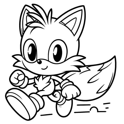 Desenho Tails 7 Para Colorir Imprimir E Desenhar Coloringlib Com