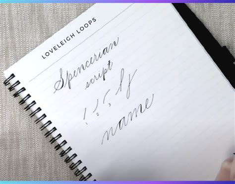 Beginner S Guide To The Spencerian Script [tutorial] — Loveleigh Loops