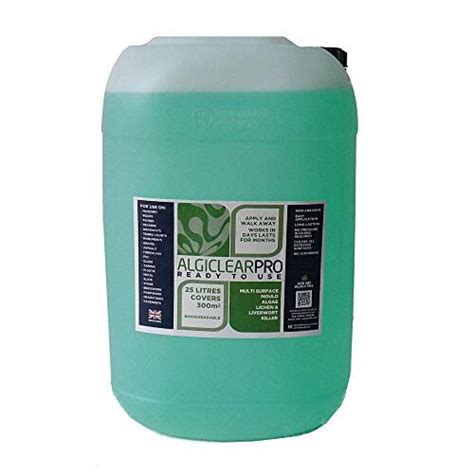 Algiclear Pro 25 Litre Ready To Use The Professional Moss Algae Mould