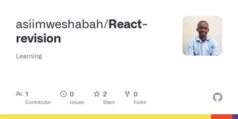Github Asiimweshabahreact Revision Learning