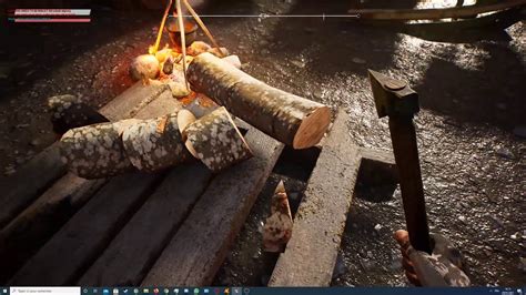 Unreal Engine 4 Slice Procedural Log Mesh And Tree Cutting Chopping With An Axe At Runtime