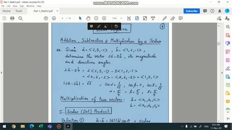 Lec Vectors 1 Youtube