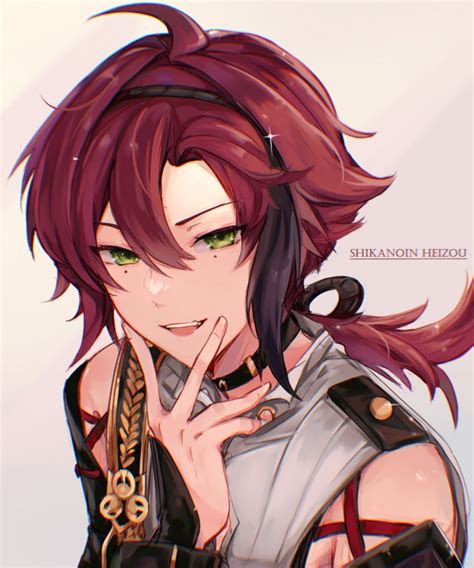 Shikanoin Heizou Genshin Impact Drawn By Doid Danbooru