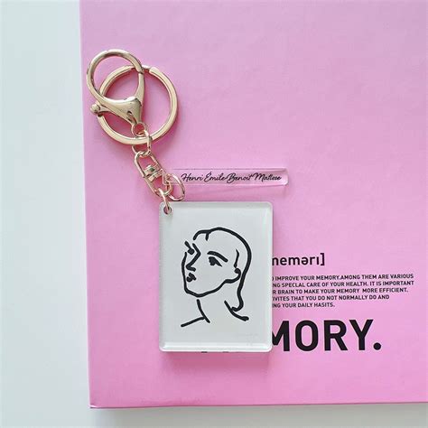 【楽天市場】バッグチャーム 大人 おしゃれ キーホルダー 鏡 ミラー Henrimatisse アンリ・マティス レディース 女性 アクセサリー チャーム キーリング 飾り シンプル かわいい