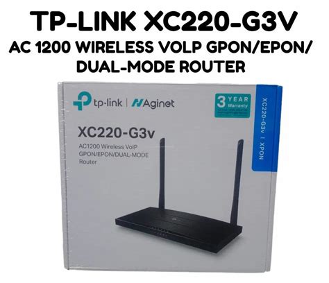 Tp Link Xc220 G3v Ac1200 Wireless Volp Gponepondual Mode Router At Tp Link Xc220 G3v Ac1200 Wireless Volp Gponepondual Mode Router At