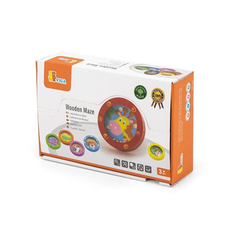 Viga Wooden Maze 12 Pcs In A Box With Discount The Discovery Depot