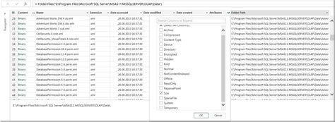 Using Power Query To Analyze Ssas Disk Usage Gerhard Brueckl On Bi And Data