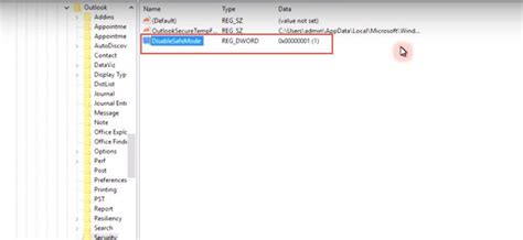 Disable Safe Mode In Outlook 2010 By Regedit Outlook Help