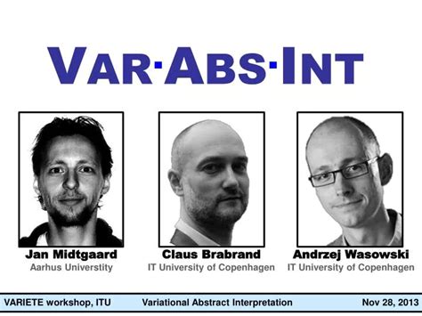 Ppt Systematic Derivation Of Static Analyses For Software Product