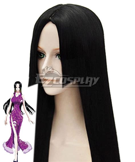 One Piece Boa Hancock Black Cosplay Wig
