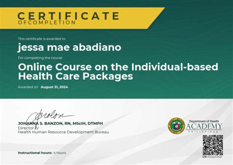 Doh Module 5 Certificate Pdf