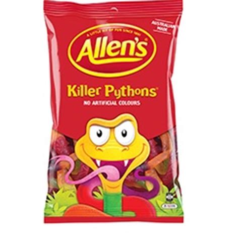 Killer Pythons 1kg Sweets Dawsons Wholesale Foods Dawsons Wholesale