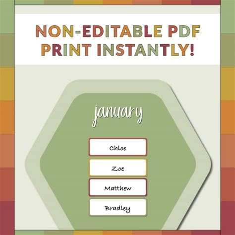 Autumn Classroom Birthday Wall Monthly Birthday Display And Tracker