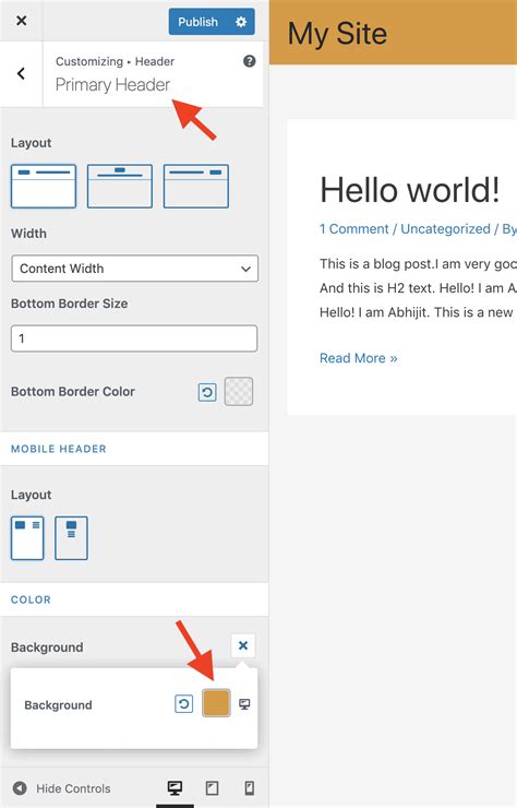 How To Change Header Background Color In Astra Theme No CSS