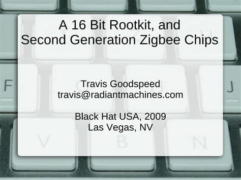 Blackhat 2009 Hacking Zigbee Chips Slides Pdf Operating Systems