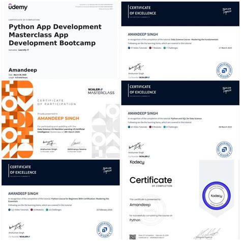 Python Appdevelopment Udemy Learning Aerospaceeducation Ai Amandeep S