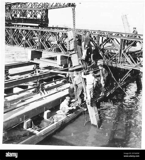 Photographs Showing The Large Raft And V Trestling Pier At High Water