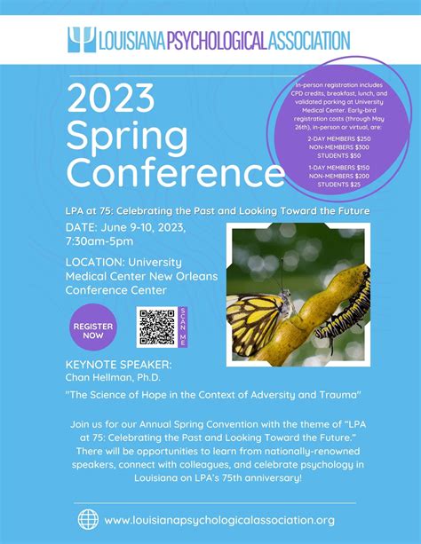 lpa 2023 spring conference louisiana psychological association