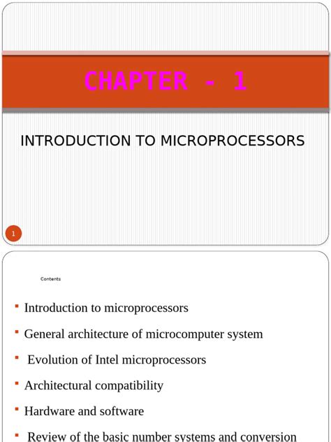 Introduction To Microprocessors Overview Pdf Central Processing