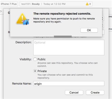 Xcode9 Beta Unable To Create Remote Repository When Using Xcworkspace Xcode 9 GitHub
