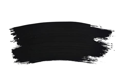 검은색 브러시 스트로크 무료 Psd 파일