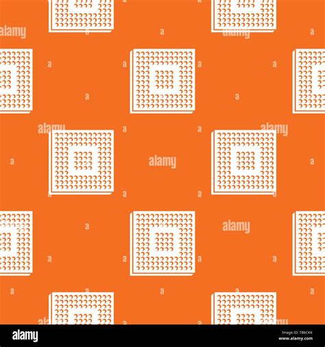 Industry Microchip Pattern Vector Orange Stock Vector Image And Art Alamy
