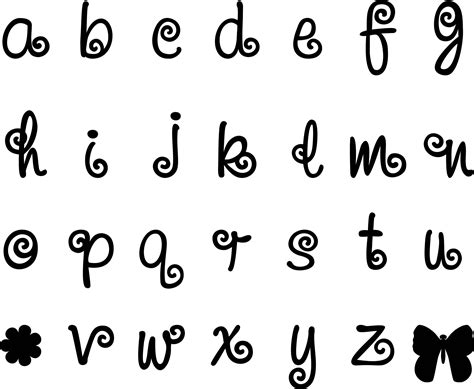 Swirly Font