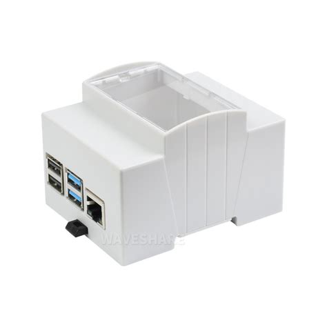 DIN Rail ABS Case For Raspberry Pi Large Inner Space Injection Moduling PI CASE DIN RAIL B