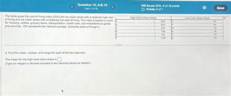 Solved Question 10 6b 15npart 1 Of 16nhw Score 509