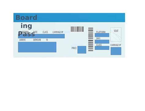 Free Printable Real And Fake Boarding Pass Templates Pdf Word
