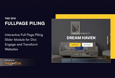 Introducing Tnc Divi Fullpage Piling Module Best Full Page Scrolling