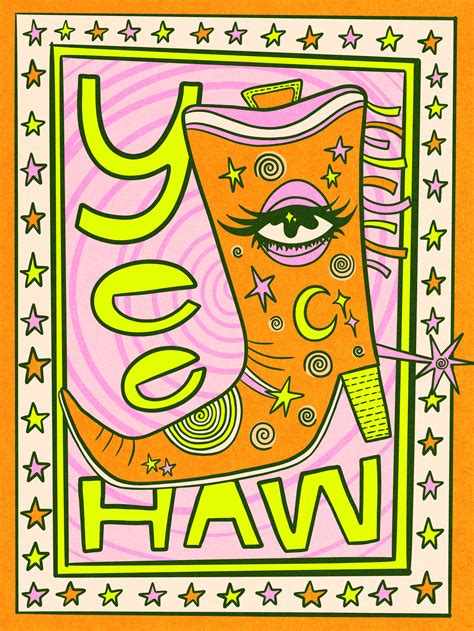 Yee Haw 8x10 Print — Something Fun Studios