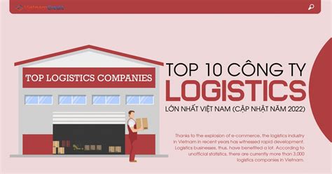 TOP CÔNG TY LOGISTICS LỚN NHẤT VIỆT NAM CẬP NHẬT NĂM Báo cáo công ty