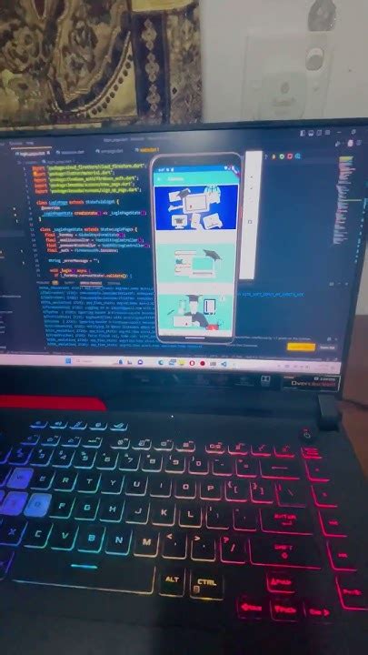 university lms system mobile application using flutter 👨‍🎓📲 shorts
