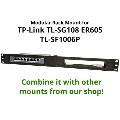 Rack Mount 1u For Tp Link Tl Sg108 Er605 Tl Sf1006p Home Lab Network