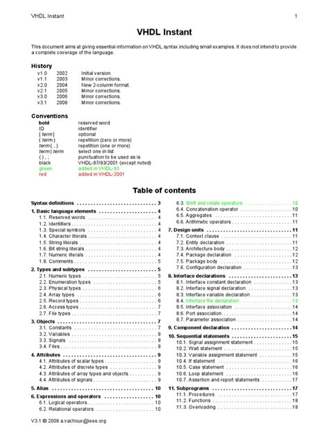 vhdl instant v3 1 pdf pointer computer programming boolean data