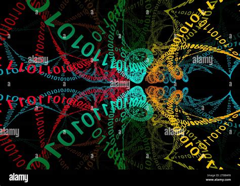 Digital DNA Conceptual Illustration Stock Photo Alamy