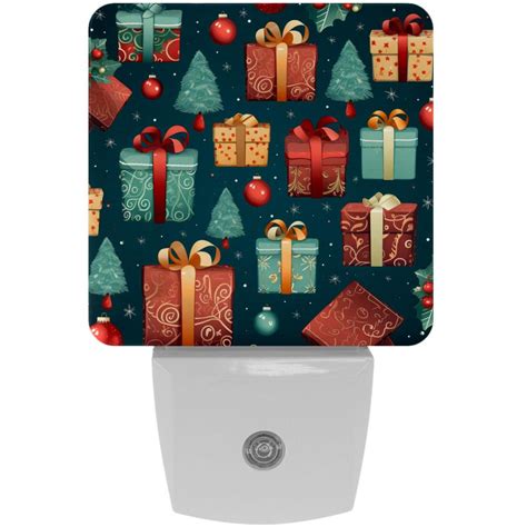Christmas Led Square Night Lights Compact And Multifunctional