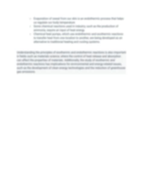 SOLUTION What Is The Difference Between An Exothermic And Endothermic Reaction Studypool