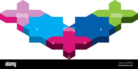 Puzzle Pieces Structure Stock Vector Image Art Alamy