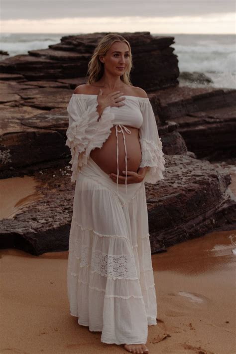 The Boho Shed Wild Heart Two Piece Dress Maternity Photoshoot Dress