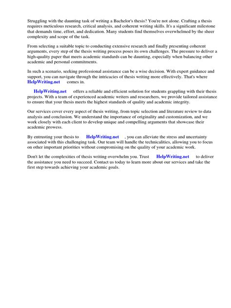 Ba Thesis Example Pdf