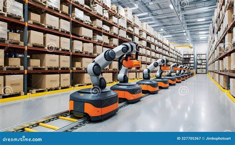 automated storage and retrieval systems in factory warehouses stock