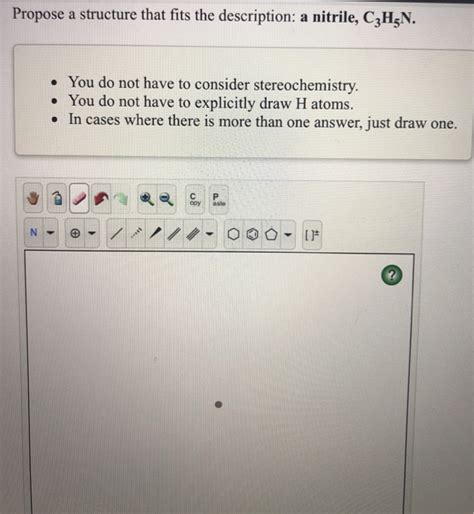Solved Propose A Structure That Fits The Description A