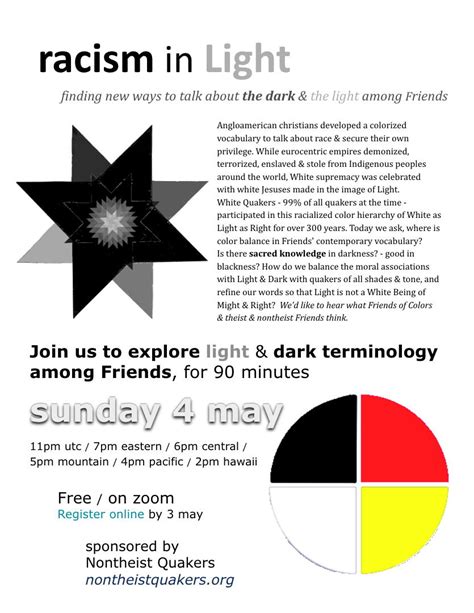 Racism In Light Finding New Ways To Talk About The Dark And The Light