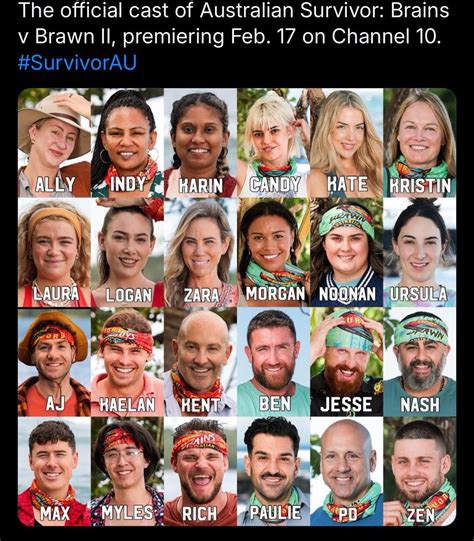Survivor - Australian Survivor Brains Vs Brawn 2 Is Premiering This Monday! 🧠 💪 3 Episodes a ...